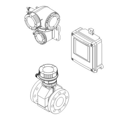 China Liquid Flow Sensor Proline Promag W 500 Water Meter 5W5B Electromagnetic Flow Meter for sale
