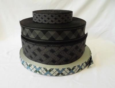 China Rhombus Jacquard Ribbon for sale