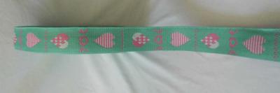 China Jacquard heart Ribbon for sale
