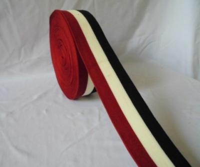 China Stripe Knitted Ribbon for sale