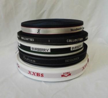 China Letter Jacquard Ribbon for sale