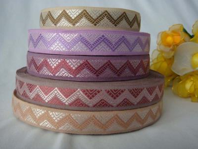 China Wave style Jacquard Ribbon for sale