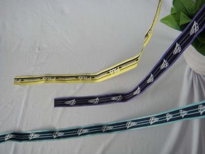 China 3cm Custom made Letter design Polyester Jacquard Ribbons  Garment Accessories for sale