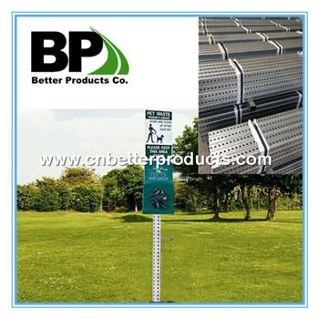 China A variety of posts are available for mounting traffic signs for sale