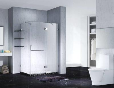 China Slimline Frameless Rectangle Shower Enclosure With Pivot Door, AB 1242-1 for sale