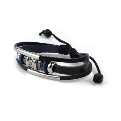 China Warp HC06-11994 ， Cord bracelets，Lace bracelets，Leather bracelets for sale