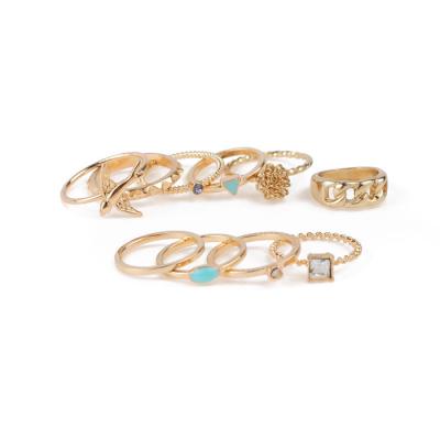 China Fashionable Ring Set R06-9686  ，Fashion ring sets，Engraved rings，Metal alloy rings for sale