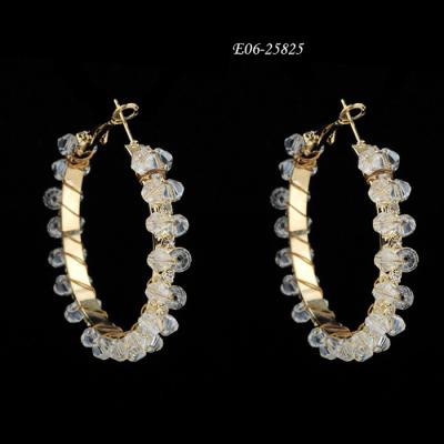 China Hoop E06-25825 ， Wholesale earrings,Fashion earrings,Fashion jewelry sets for sale