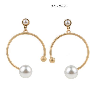 China Hoop E06-26251 cubic zirconia stud earrings dangly drop earrings for sale