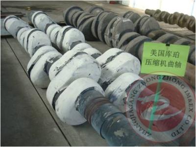 China Industrial Compressor Alloy Steel Forging Crankshaft , Finishing Machining Engine Shaft for sale