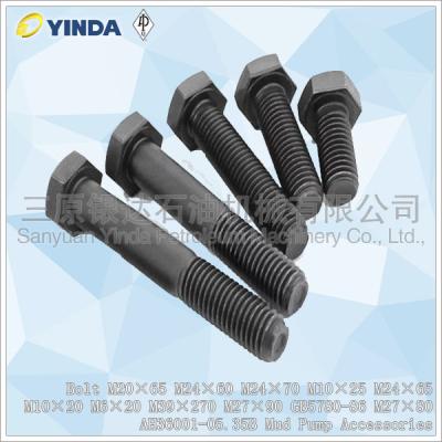 Cina Accessori M20×65 GB5780-86 M27×80 AH36001-05.35B della pompa di fango di Bolt ad alta resistenza in vendita
