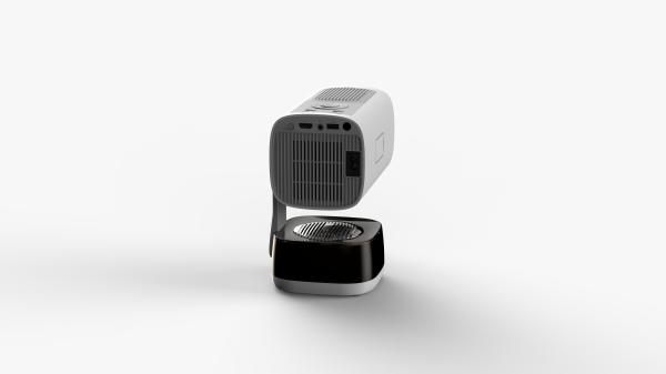 Quality Karaoke Mini Projector Sun 606 300ANSI 180 Degree Rotatable LED Light Stand for sale