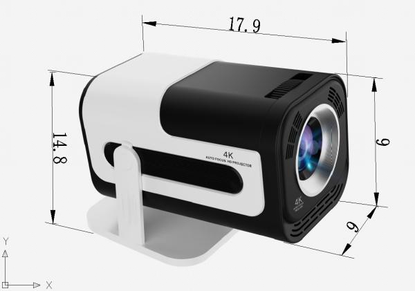 Quality Fire 500 Short Throw Portable Mini Projector Android 13 Operating System 4K for sale