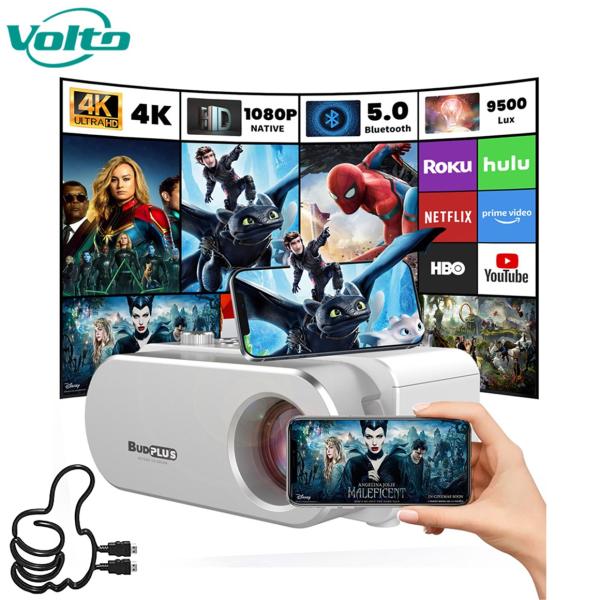Quality Native 360P Official Business Video Mobile Projector 4K With 1G RAM + 8G ROM for sale