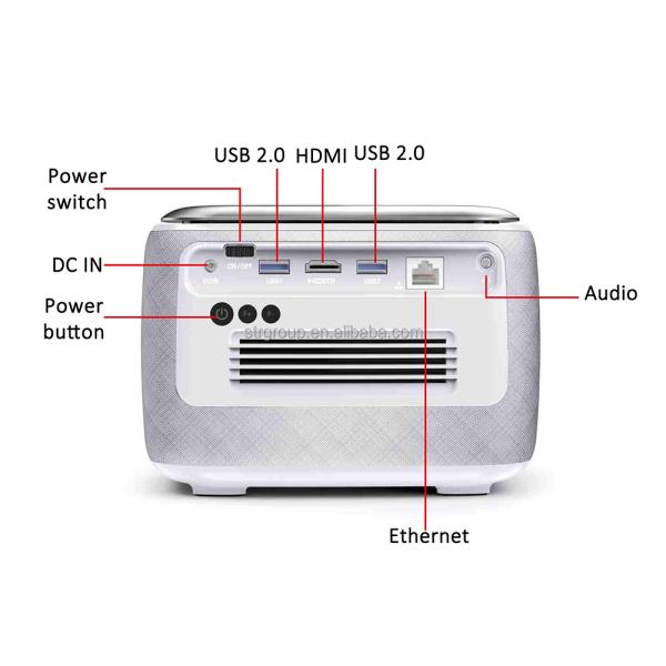 Quality New SKY 118 3D Smart Android Proyector Hologram Mobile Projectors DLP WIFI Small for sale
