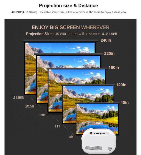 Quality Sun 700 Portable Projector with Handle Support Full HD Proyector 1080P Home for sale
