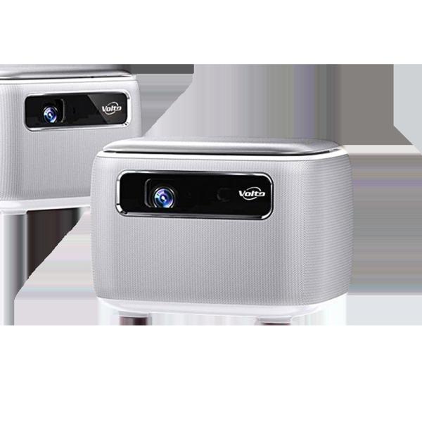Quality Smart DLP LED Projector 750 Ansi Lumens Android 9.0 System Wireless 3D Portable Mini Projector 4K Resolution Sky 118 GTV for sale
