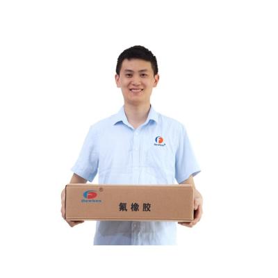 Cina Fluoro FKM compone la compatibilità chimica di gomma di Fluoroelastomer per le guarnizioni delle guarnizioni in vendita