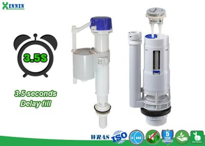 China Toilet Tank Mechanisms And Accessories With Delay Fill / Time Lapse Option for sale