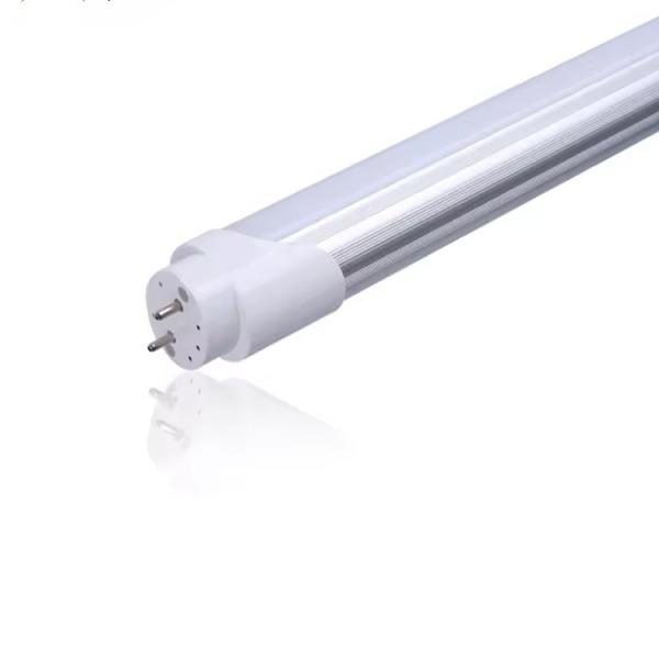Quality 3000-8000K 18W Blue Light LED 4ft Lamp Tube Semi-Plastic and Semi-Aluminum with Laser Etched Logo for sale