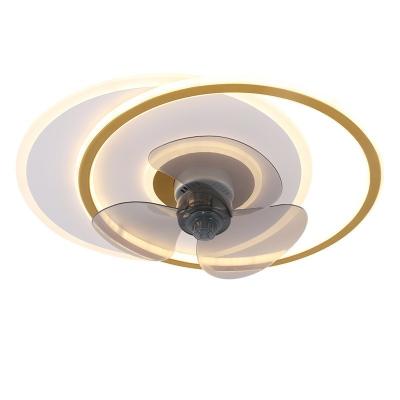 Quality Multi-Functional LED Ceiling Fan Light for Bedroom Dining Room and Study Flicker for sale