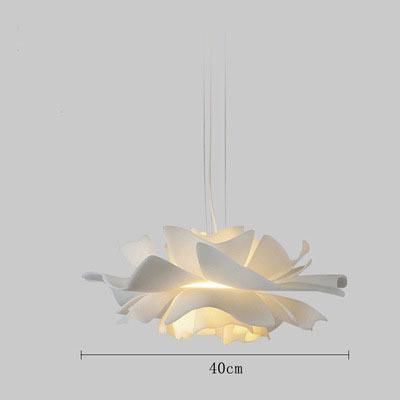 Quality LED Petal Chandelier for Nordic Art Restaurant 3500K Warm White Color Temperatur for sale