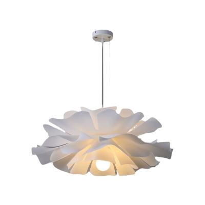 China LED Petal Chandelier for Nordic Art Restaurant 3500K Warm White Color Temperature for sale