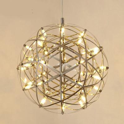 Quality 28 KG Modern Pendant With Starry Sky Spark Ball Round Fireworks Planet Art for sale
