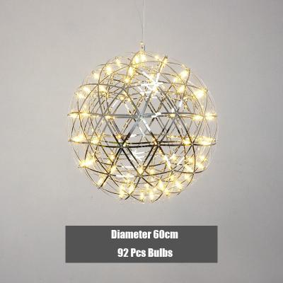 Quality 28 KG Modern Pendant With Starry Sky Spark Ball Round Fireworks Planet Art for sale