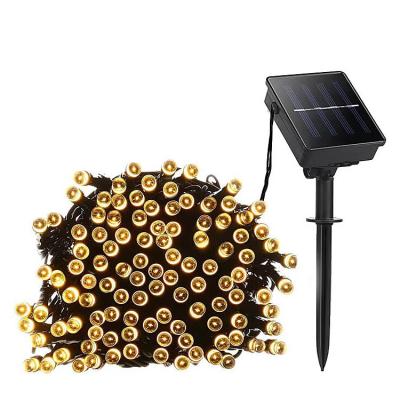 China 12m 100LEDs Solar Powered Fairy Lights Waterproof String Lights for Garden Decoration for sale