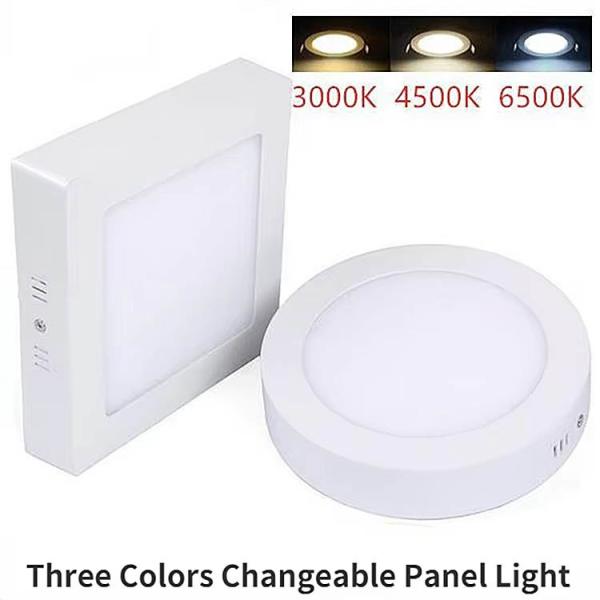 Quality Home Office LED Square Panel Light 6W 12W 18W 24W with Changeable Frame 85 for sale