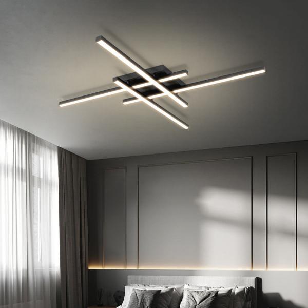 Quality LED Ceiling Light Large Size Creative Line Lamp for Bedroom Study and New Simple Atmosere Living Room for sale
