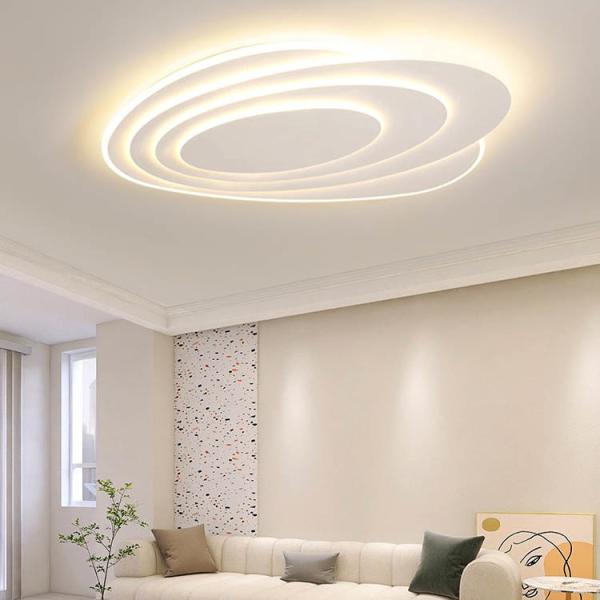 Quality Modern Intelligence LED Ceiling Light Surface Mounted Home Decoration Acrylic Cover Iron Base Induction Lamps Living Room for sale