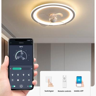 Quality 2000 Working Lifetime Ultra Slim Ceiling Fan Light with Simple Intelligent for sale