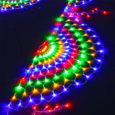 China Outdoor Christmas Decorations LED Peacock Light String with Plug-In and 1- AC200-240V for sale