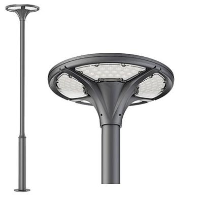 China Solar Garden Lamp 20W LED Post Top Light with PC Shell and Polysilicon Solar Panel for sale