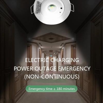 China LED Bulb Type 3W Rechargeable Backup Emergency Ceiling Lights for Home Security for sale