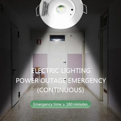 China LED Bulb Type 3W Rechargeable Backup Emergency Ceiling Lights for Home Security for sale