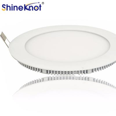 Quality 0.2kg 9W Ultra-Thin Panel Lights with Three-Color Dimming Round Design 150*150mm for sale