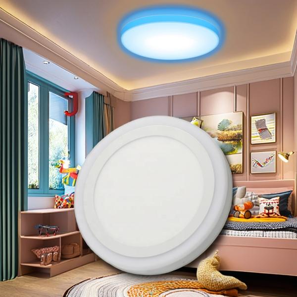 Quality Surface Mounting 6 3W LED Panels Lighting with Double Color and High Luminous Efficiency for sale