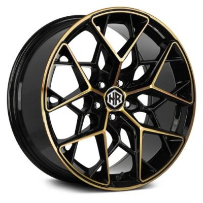 China Alloy wheels aftermarket rims Silver brushed concave design for sale