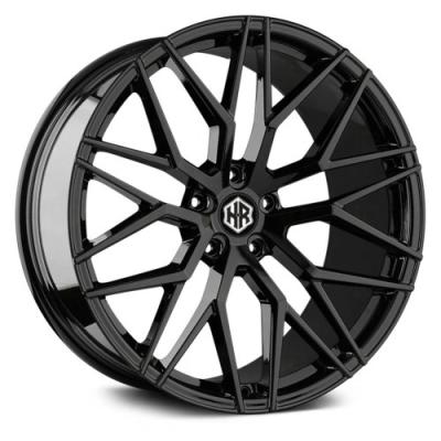 China 18inch Flow forged rims super light Black Polished for sale
