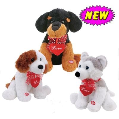 China Urso de peluche bonito do dia de Valentim com os brinquedos enchidos coração do impulso da flor à venda