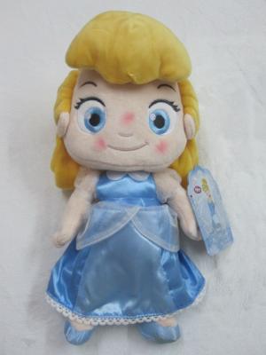 Custom Children Disney Plush Toys Princess Cinderella Doll 12 inch