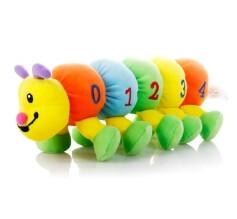 Cina Il bambino sveglio della peluche di Caterpillar di numero gioca i bambini farciti variopinti che giocano l'apprendimento in vendita