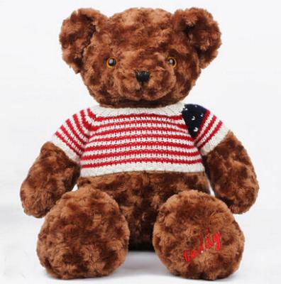 Cina La peluche personale orsacchiotto di Brown scuro gioca la funzione di opzione dei clienti in vendita