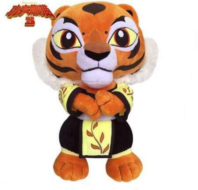 Cina Giocattoli della peluche farciti fumetto sveglio della tigre femmina del panda 3 di Kungfu per i regali di promozione in vendita