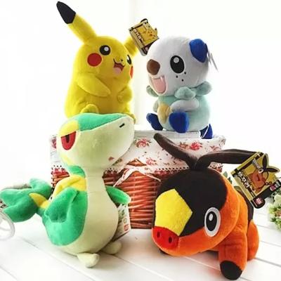 China New Cartoon Characters Pokemon Stuffed Plush Toys 8inch For Crane Vending Toy Machine for sale