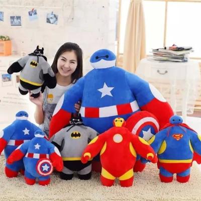 Cina eroe adorabile 6 di 20cm il grande ed i vendicatori hanno farcito i giocattoli della peluche per i bambini in vendita