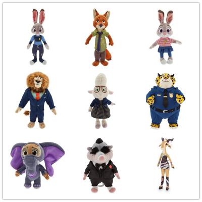 Cina Brown e materiale molle verde degli animali farciti dei giocattoli della peluche di Zootopia Disney in vendita